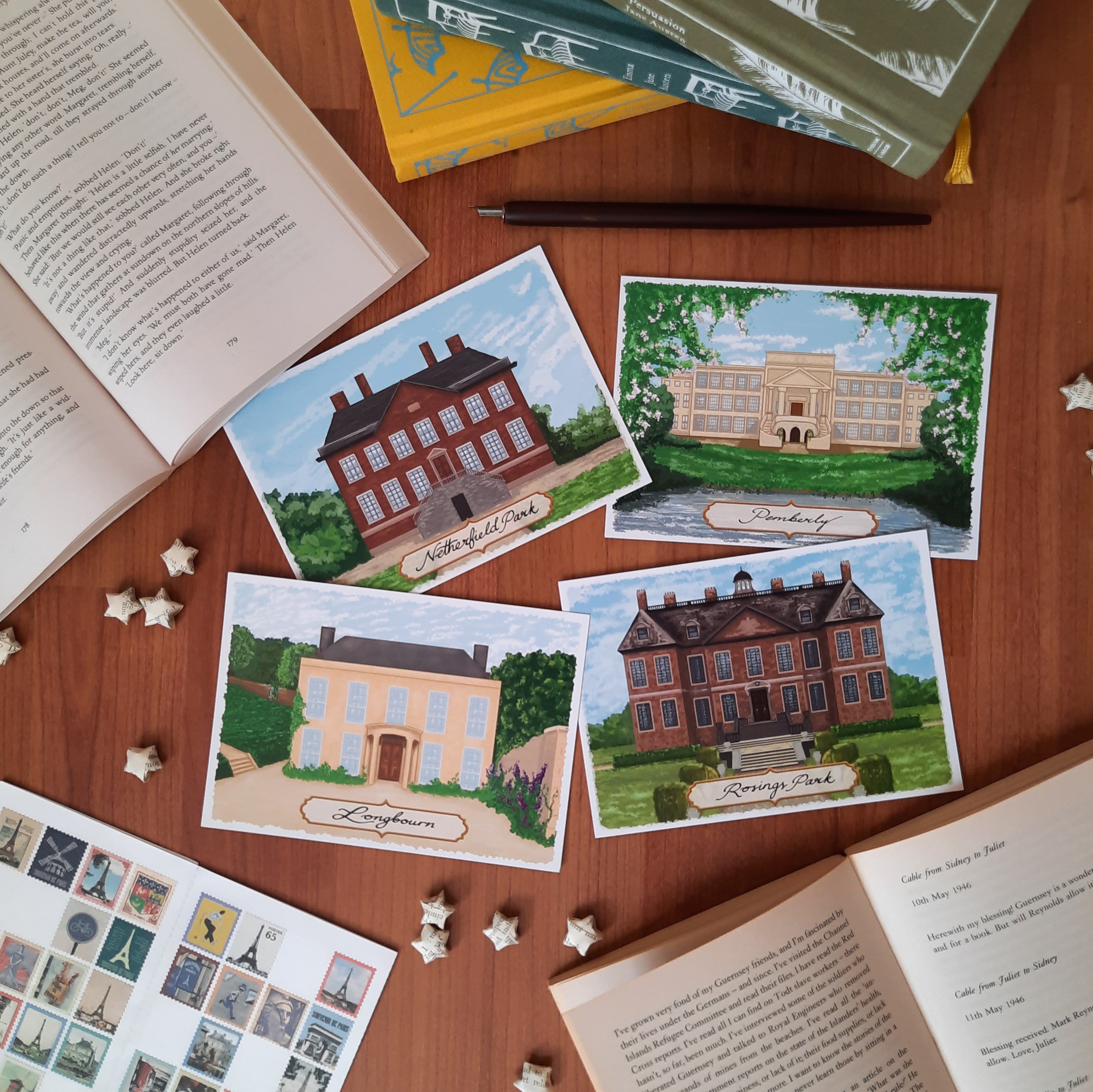 Postcards & stickers – littlestarsandstories